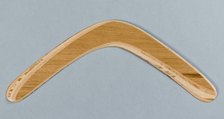 Boomerang Killer Oak big and heavy wooden returning boomerang